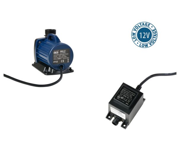 AQUAFORTE DM Pumpe in 12 Volt von 3500 bis 12000 Liter Teich und Pool, 133,60
