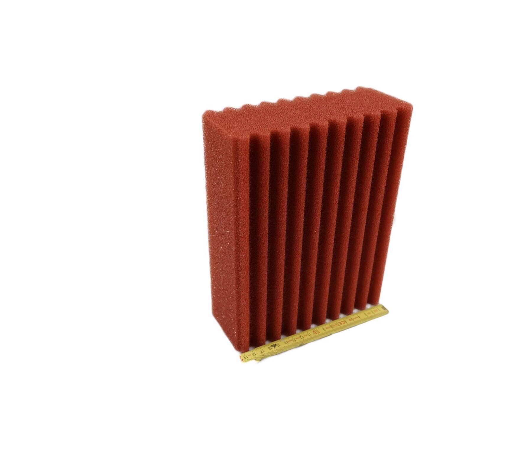 Filterschwamm Biotec 5.1/10.1 Filter fein rot 24,5 x 19,5 x 9cm passt ...